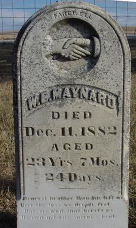 MAYNARD, W. E. - Monona County, Iowa | W. E. MAYNARD - Iowa Gravestone ...