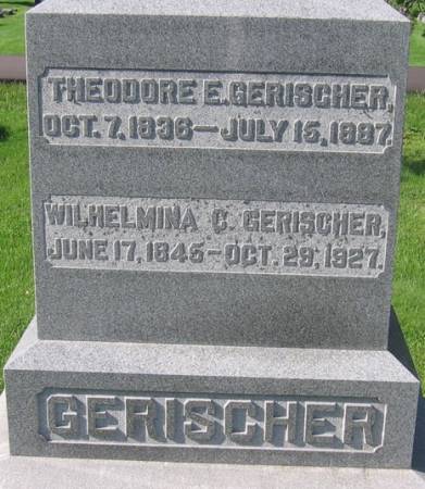 GERISCHER, THEODORE E. - Muscatine County, Iowa | THEODORE E. GERISCHER ...