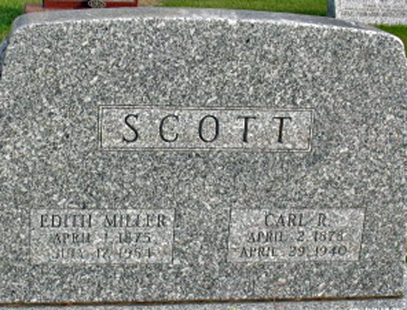 SCOTT, CARL R. - Polk County, Iowa | CARL R. SCOTT - Iowa Gravestone Photos