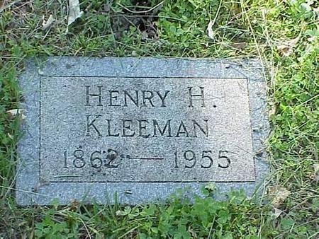 KLEEMAN, HENRY H. - Pottawattamie County, Iowa | HENRY H. KLEEMAN ...