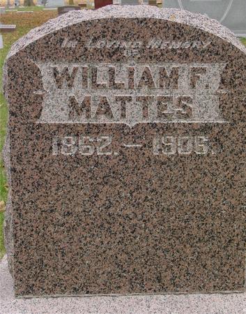 MATTES, WILLIAM F. - Sac County, Iowa | WILLIAM F. MATTES - Iowa ...