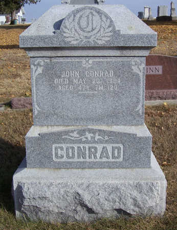 CONRAD, JOHN - Shelby County, Iowa | JOHN CONRAD - Iowa Gravestone Photos