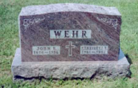 WEHR, JOHN EDWARD - Shelby County, Iowa | JOHN EDWARD WEHR - Iowa ...