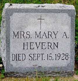 HEVERN, MARY A. - Sioux County, Iowa | MARY A. HEVERN - Iowa Gravestone ...