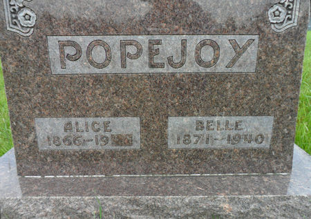POPEJOY, ALICE - Warren County, Iowa | ALICE POPEJOY - Iowa Gravestone ...