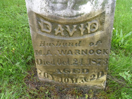 WARNOCK, DAVID - Warren County, Iowa | DAVID WARNOCK - Iowa Gravestone ...