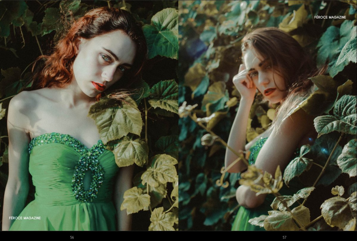 Photo by Féroce Magazine, Violet Rankin, Domino E, Flower and Stone ...