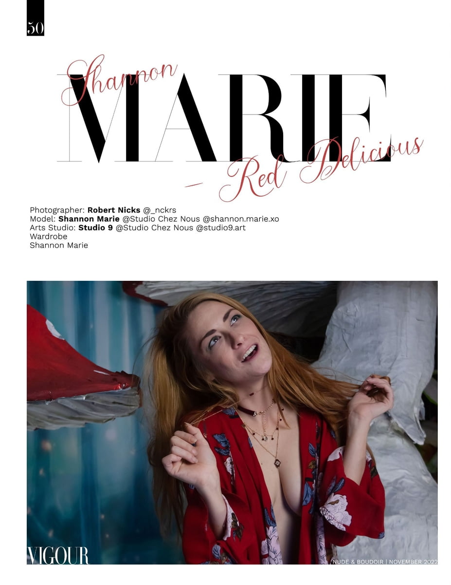 Photo by Vigour Magazine, Robert Nicks, Shannon Marie, Studio 9 - Kavyar