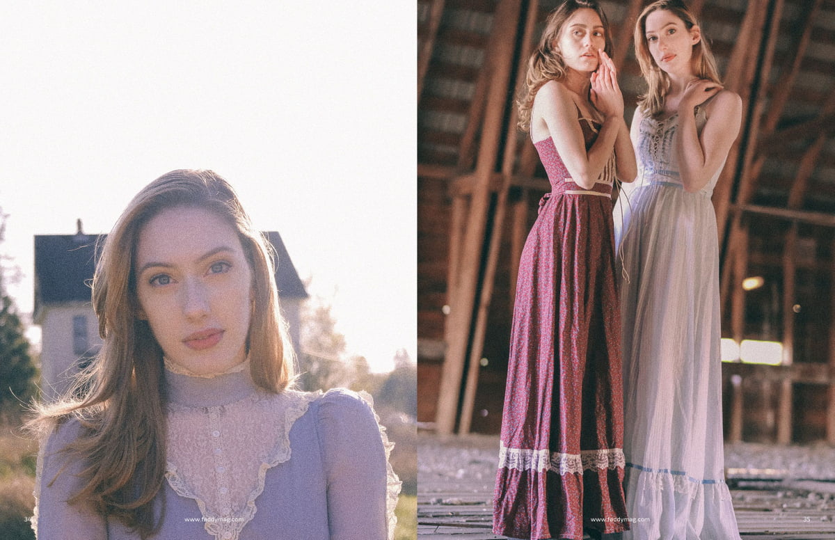 Photo by Faddy Magazine, Violet Rankin, Audrey Lajoie, Audrey Hall ...