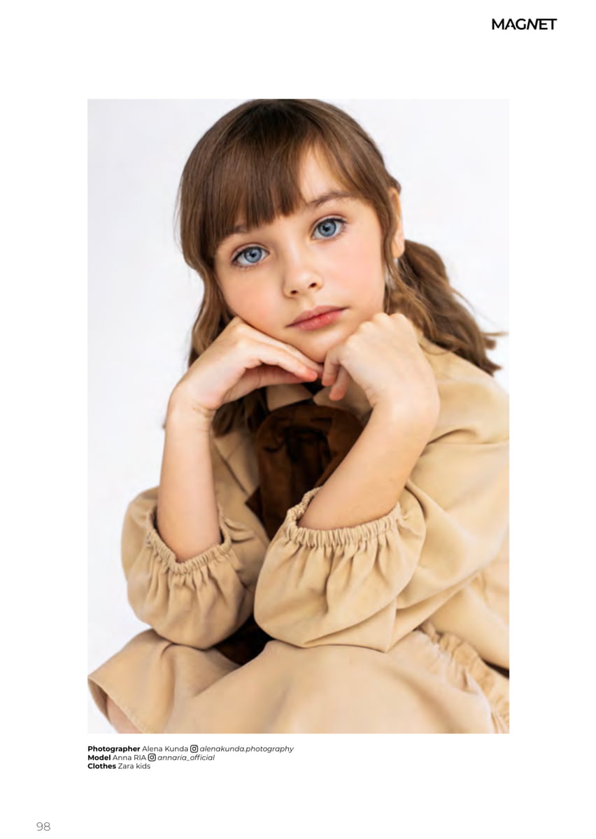 Photo by MAGNET Magazine, Alena Kunda, Anna RIA, Zara Kids - Kavyar