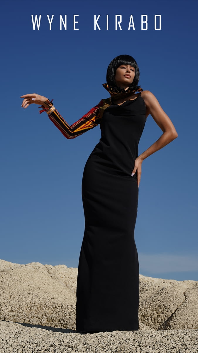 Photo by WYNE KIRABO fashion designer, Maria Geronimo Rosario ...