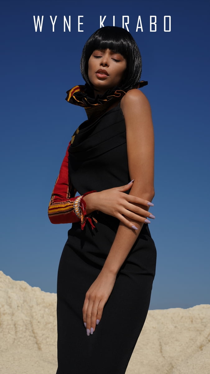 Photo by WYNE KIRABO fashion designer, Maria Geronimo Rosario ...