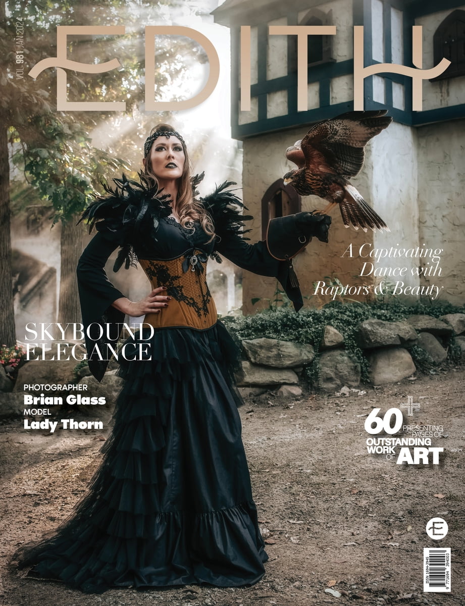Photo by Edith Magazine, Lady Thorn Costume Extraordinaire, Brian Glass ...