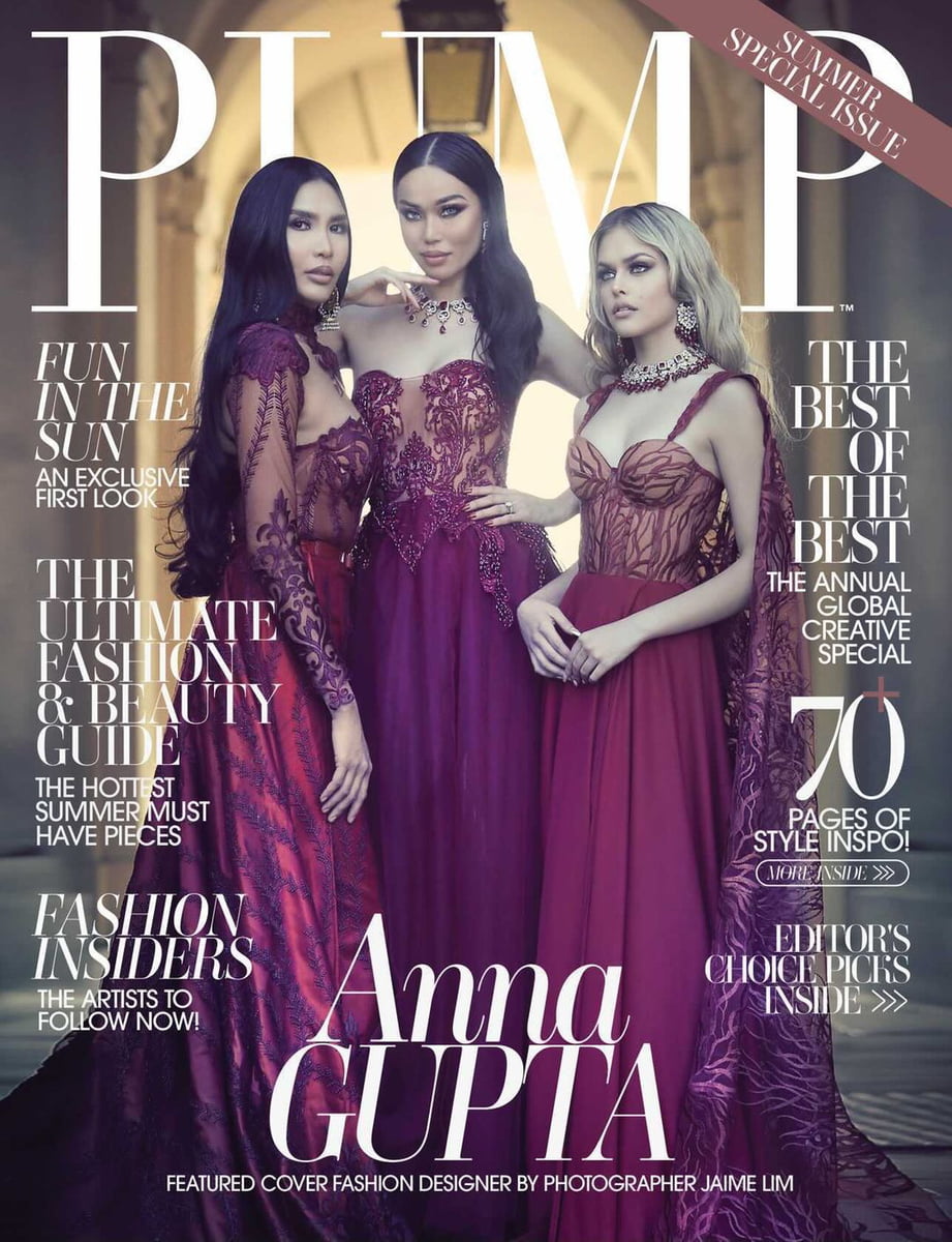 Photo by PUMP Magazine, Jaime Lim, Anna Gupta Couture, Zarina Yeva ...