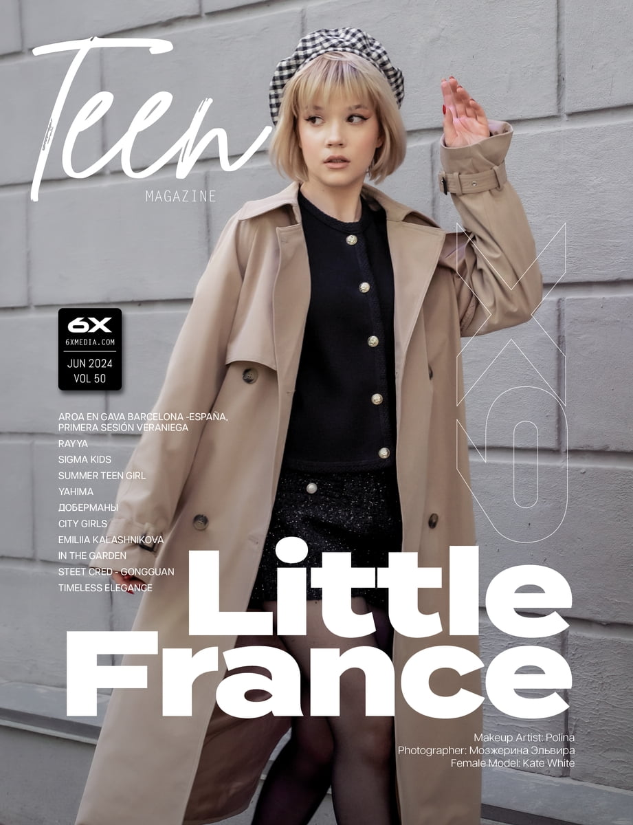 Photo by 6X Teen Magazine, Мозжерина Эльвира, Polina, Kate White - Kavyar