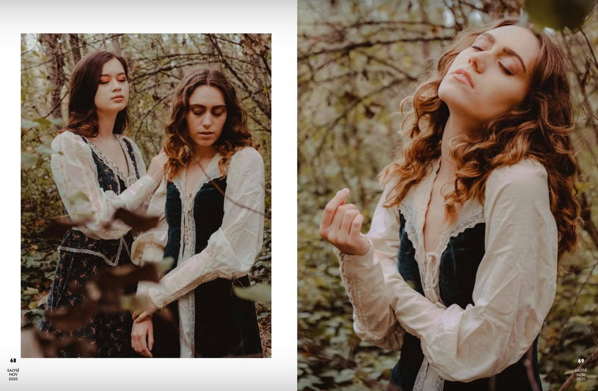 Photo by SALYSÉ, Violet Rankin, Jade Snider, Anne Snider, Gunne Sax ...