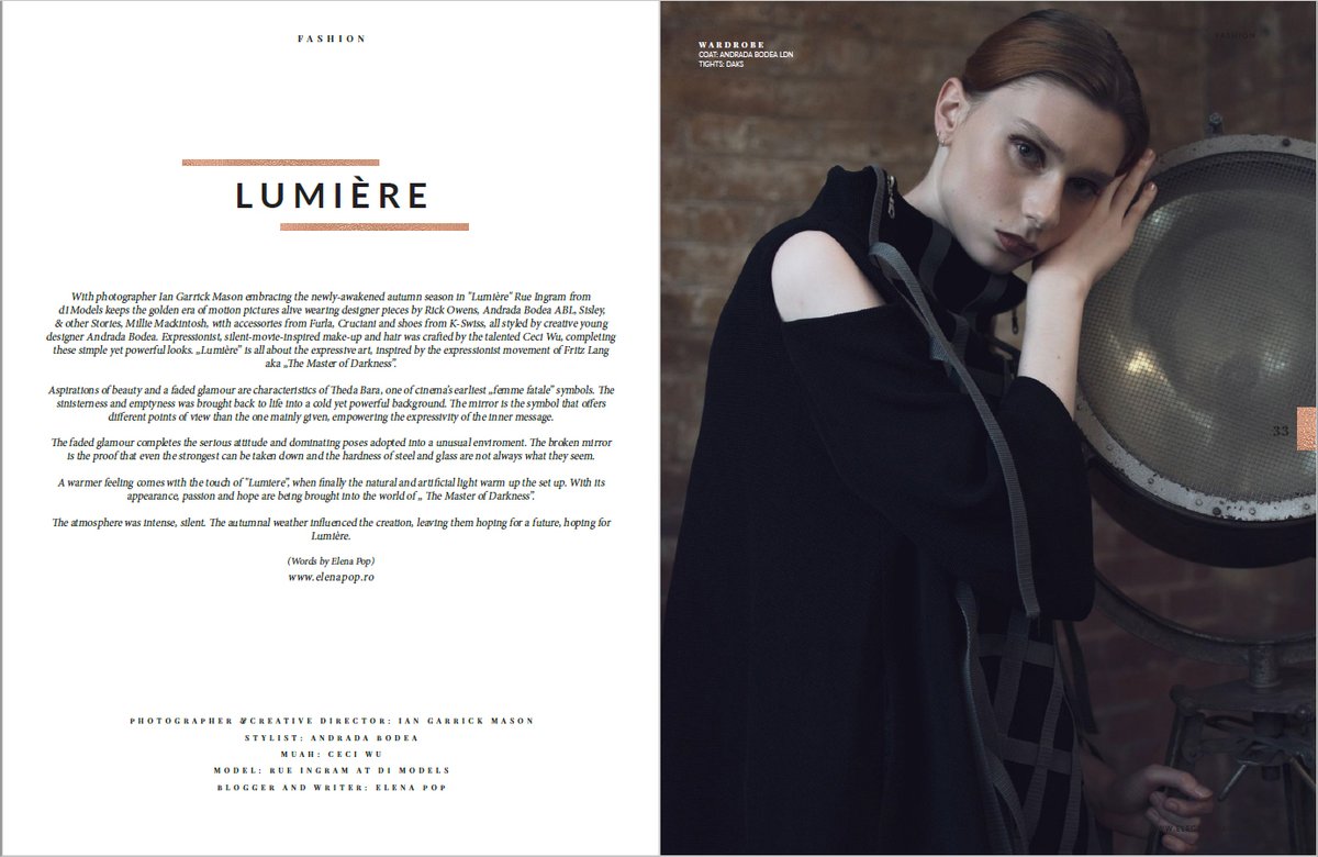 Photo by ELEGANT Magazine, Ian Garrick Mason, Andrada Bodea, Ceci Wu, Rue Ingram - Kavyar