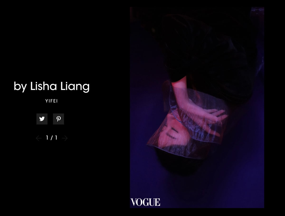 Photo by Lisha Liang, Wu Yifei, Photovogue, Photovogue - Kavyar