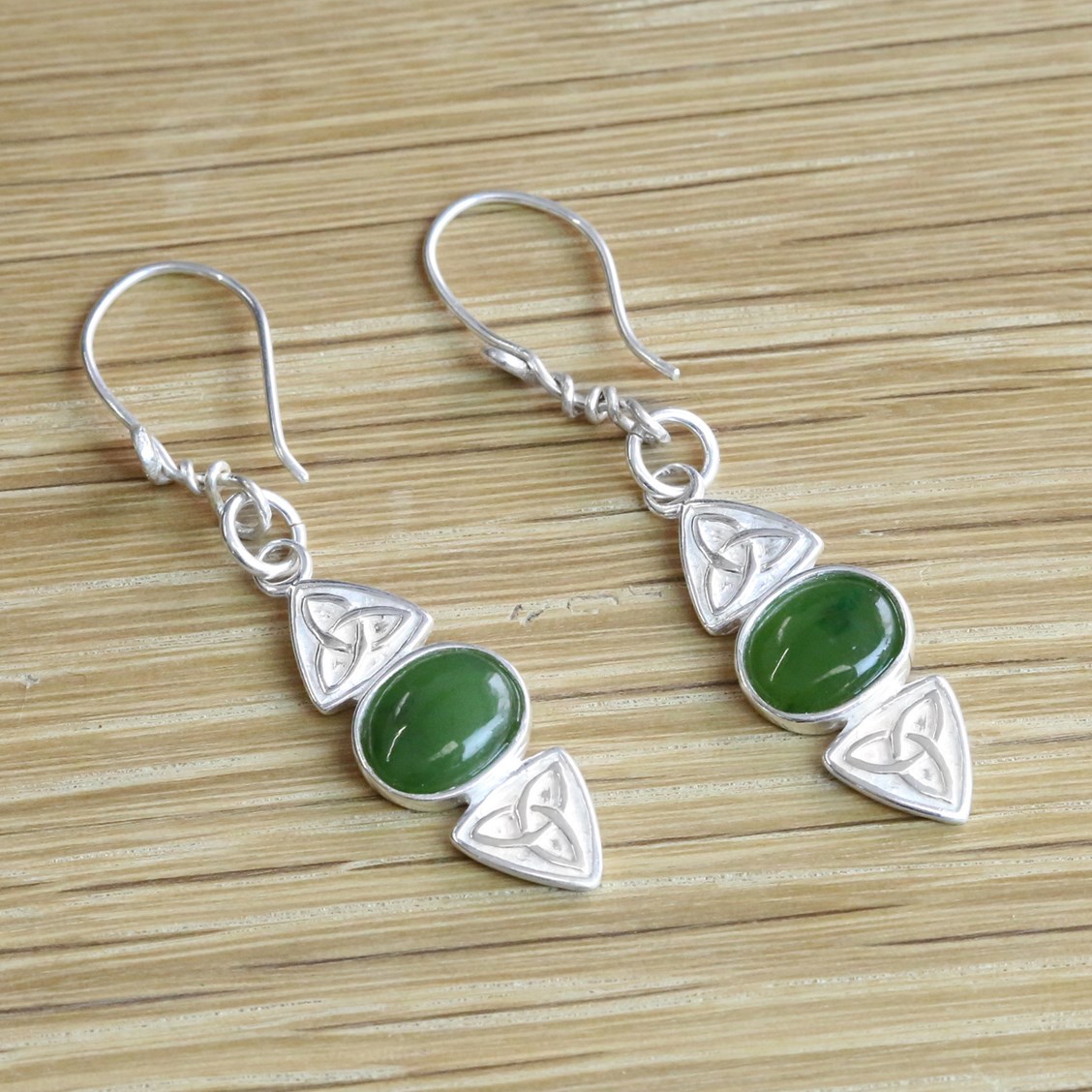 Jade Celtic Knot Earrings | Jewellery Making Kit