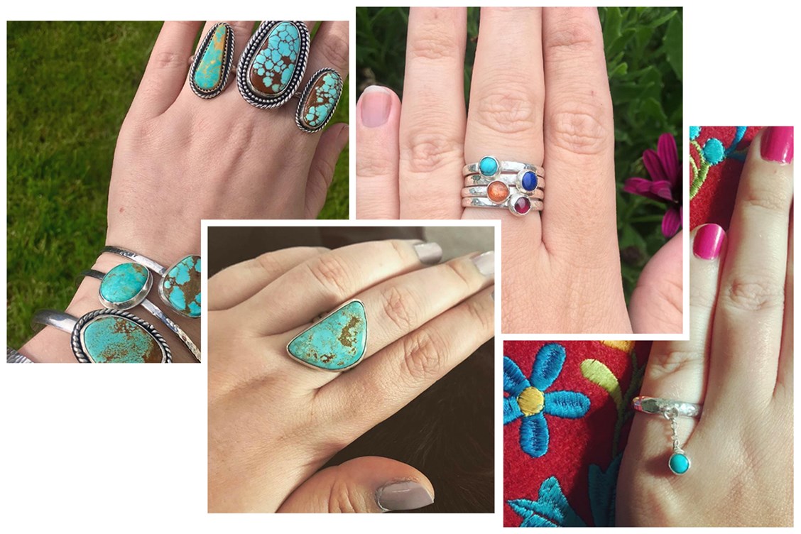 Customer Jewellery Creations Using Turquoise | Kernowcraft Blog