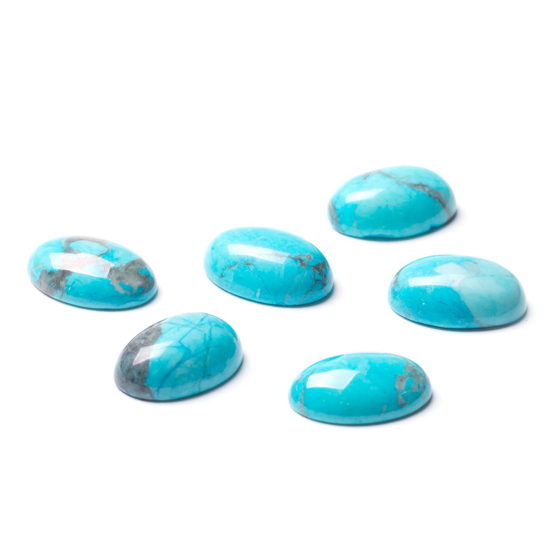 'Turquoise' Howlite Cabochons