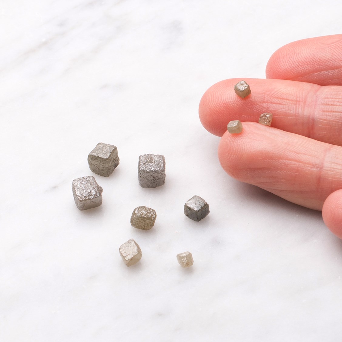 Rough Diamond Natural Crystal Cubes (undrilled)