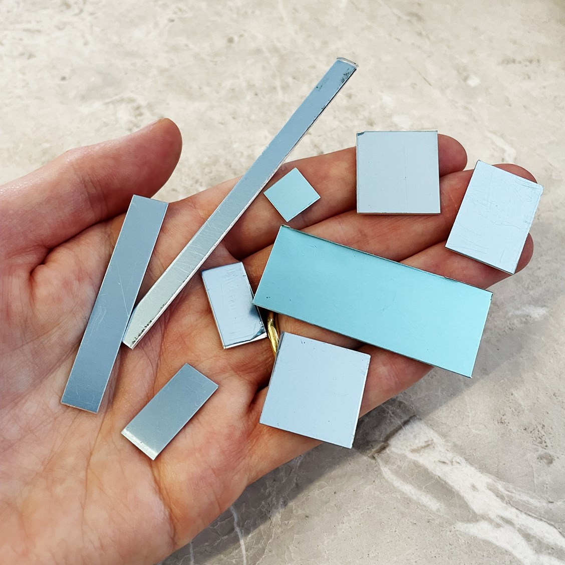 Assorted Mixed Gauge Recycled Sterling Silver Sheet Pack, Approx 20g (4 ...