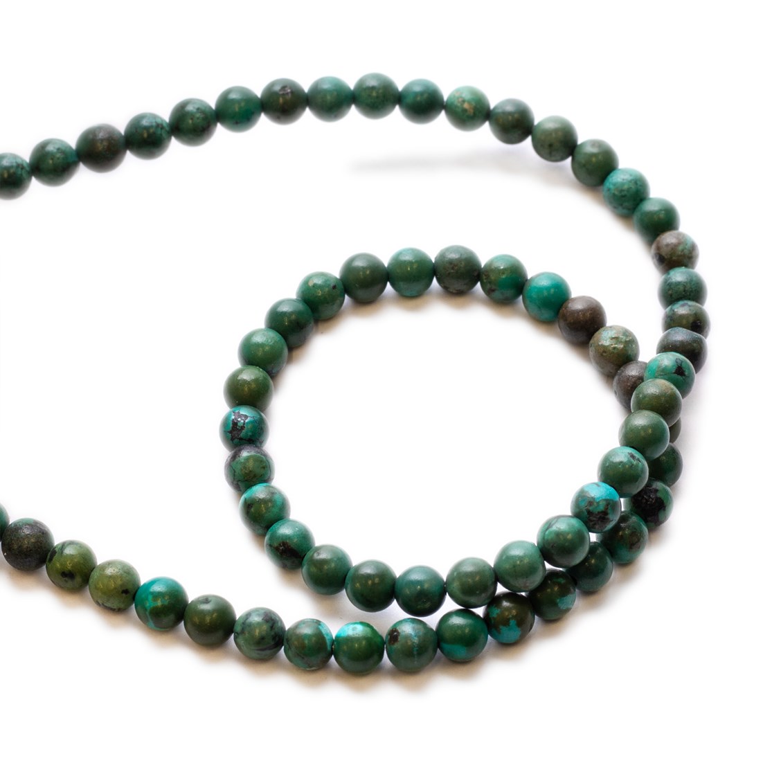Turquoise Round Beads, Approx 4-5mm