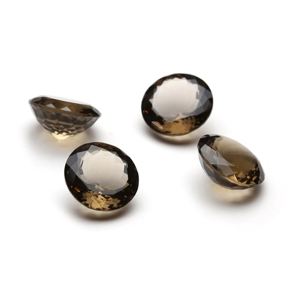 Smoky Quartz Faceted Stones