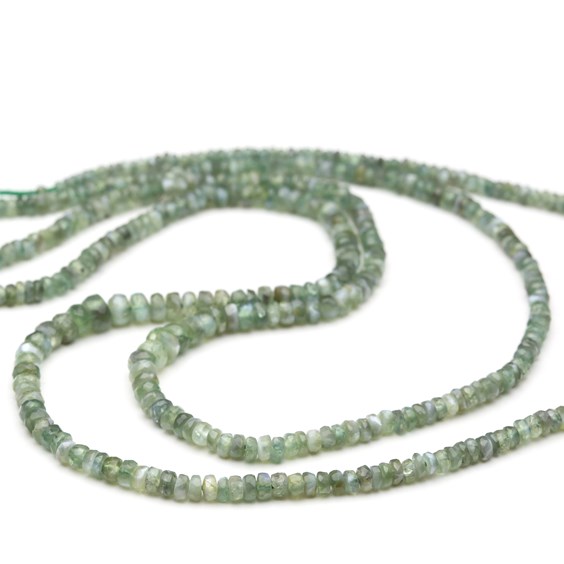 Alexandrite Faceted Rondelle Beads, Approx 2.2mm