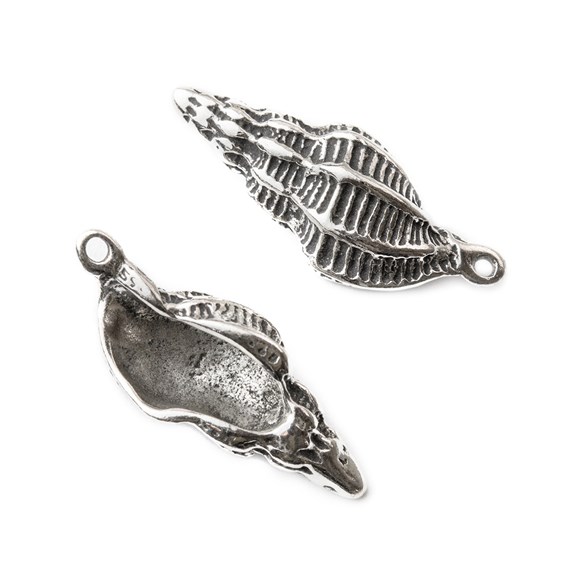 Sterling Silver Conch Shell Charm