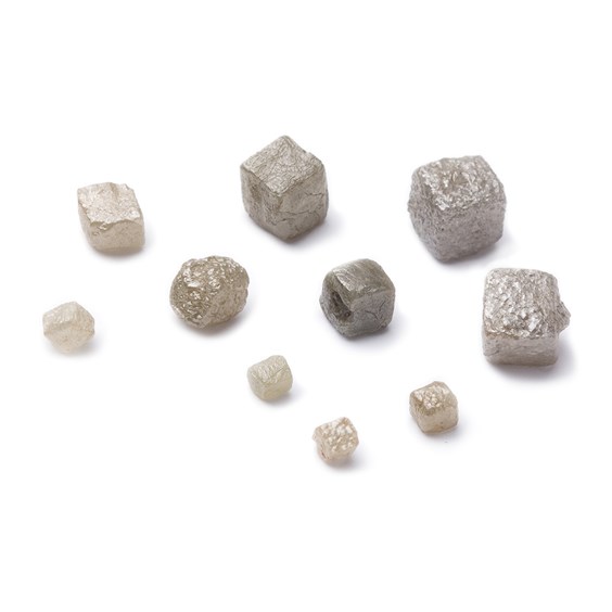 Rough Diamond Natural Crystal Cubes (undrilled)