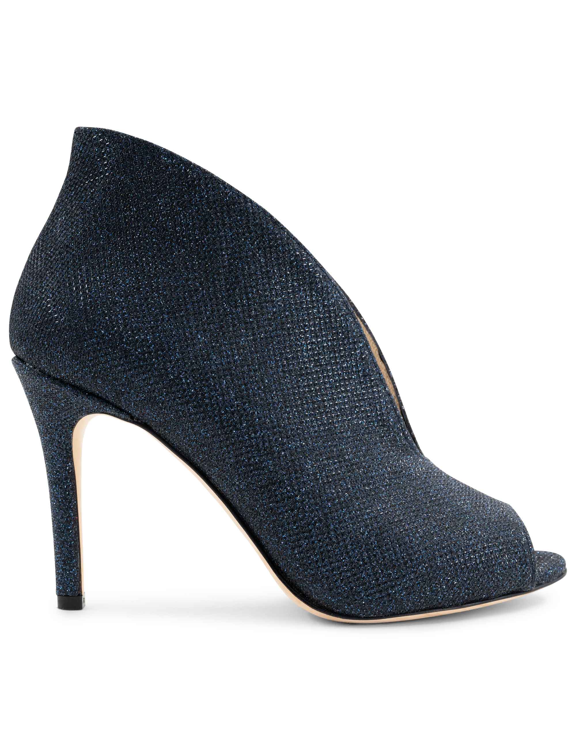 L'ARIANNA tronchetto sp8004 open toe donna intessuto luminor blu con ...