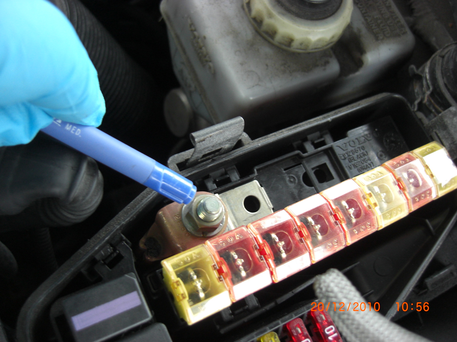 B+ terminal repair - main fuse box