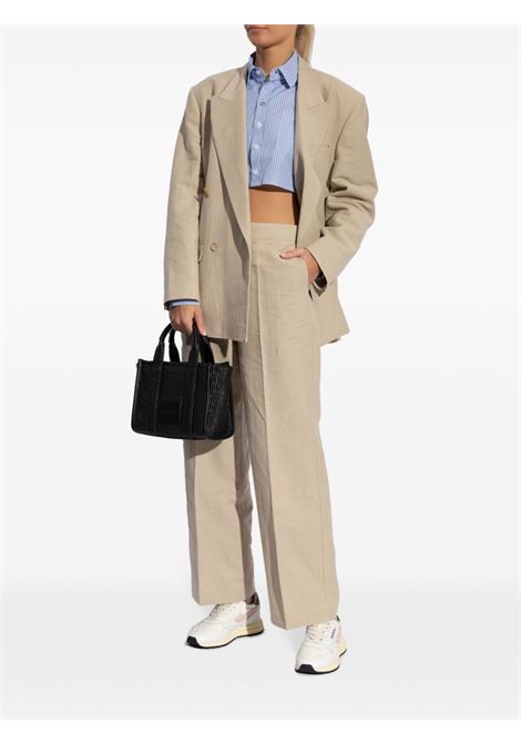 sneakers in pelle di vitello bianca e rosa con patch logo Autry AUTRY ...