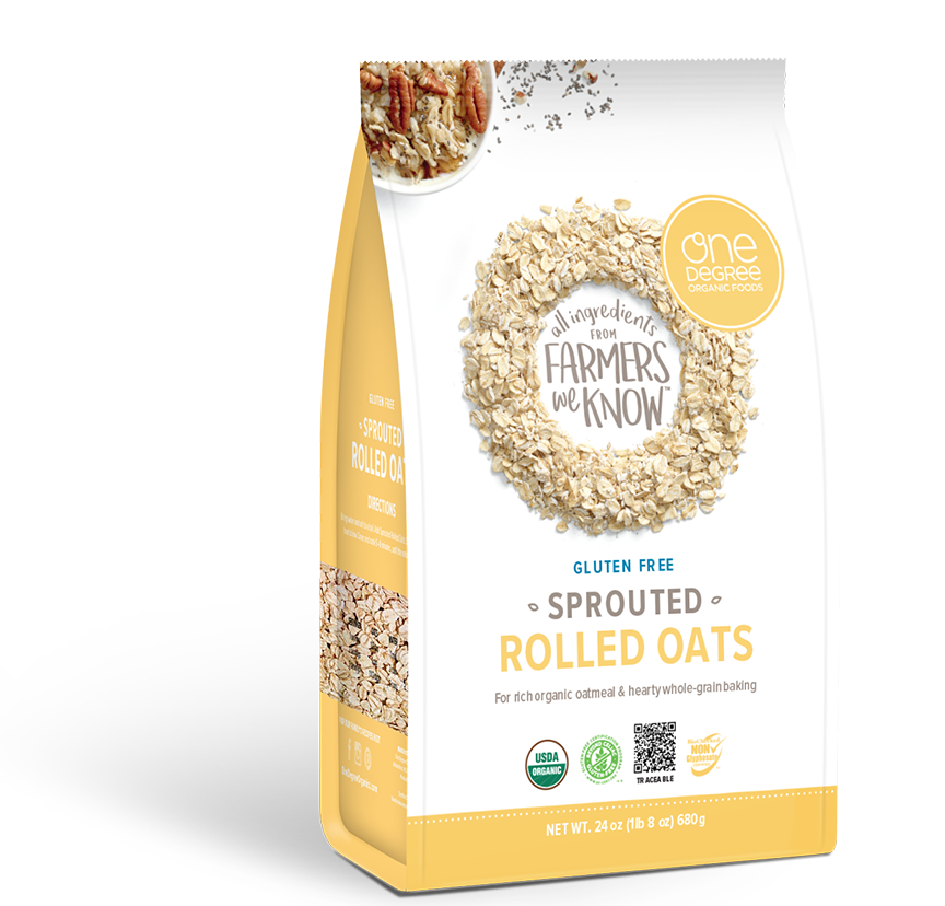 Organic Sprouted Rolled Oats – One Degree Organics
