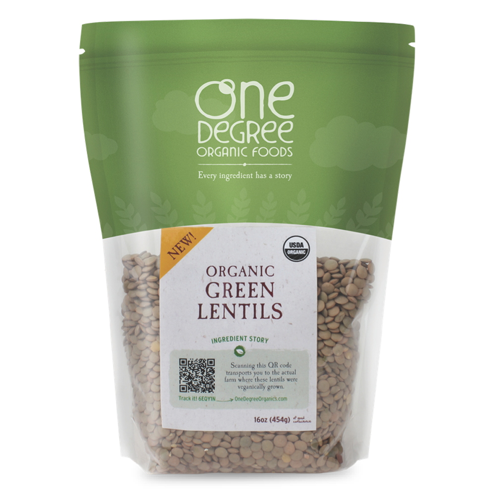 Organic Green Lentils – One Degree Organics