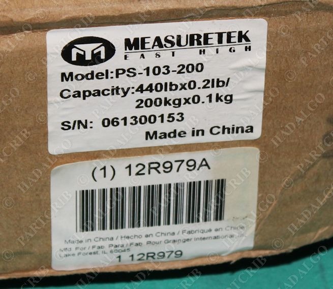 Measuretek PS 103 200 Battery Or AC Adapter Digital Shipping Scale