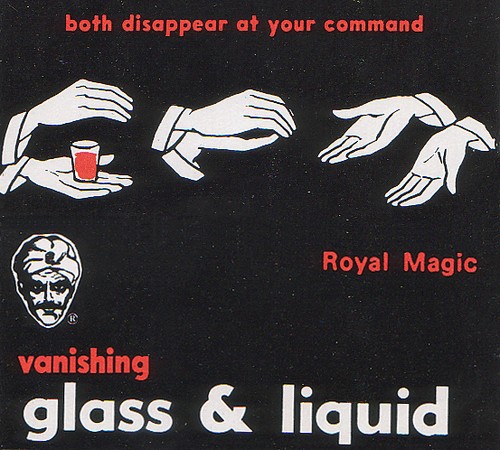 Vanishing Glass of Liquid