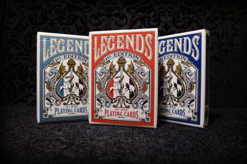 Legends Playing Cards 1st Edition Blue