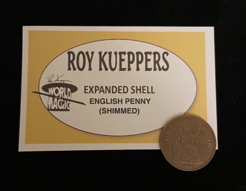 EXPANDED SHELL (SHIMMED) - ENGLISH PENNY by Roy Kueppers English Penny