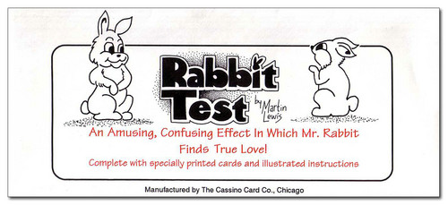 Rabbit Test by Martin Lewis