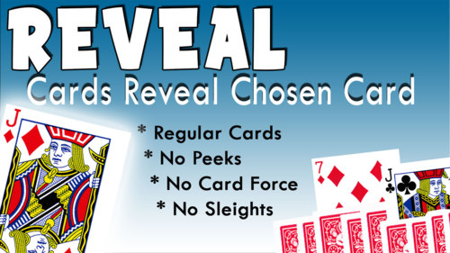 REVEAL - Cards Reveal Card by Totally Magic Instant Download