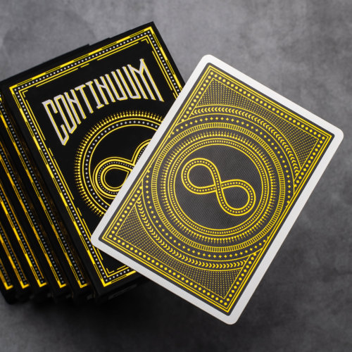 Continuum Playing Cards Black Single