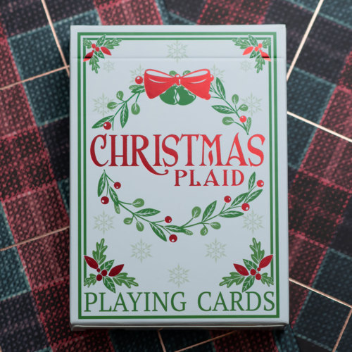 Christmas Plaid Playing Cards Single Deck