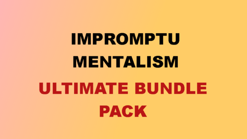 The Ultimate Mind Reading Bundle Pack by Sujat Mukherjee Instant Download