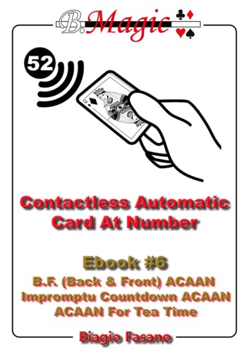 Contactless Automatic Card At Number - Ebook 6 by Biagio Fasano (B ...
