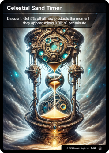 Celestial Sand Timer Power Card