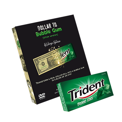 Dollar to Bubble Gum (Trident) by Twister Magic