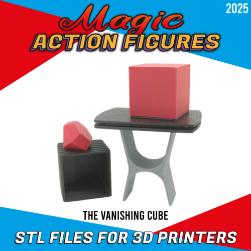 The Vanishing Cube - 3D Printable Action figure CREATIVITY LAB Instant ...